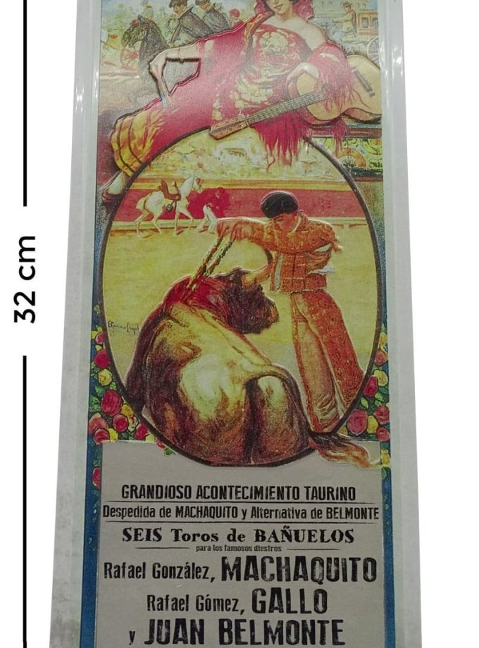 Cartel de Toros personalizado con su nombre - Toroshopping